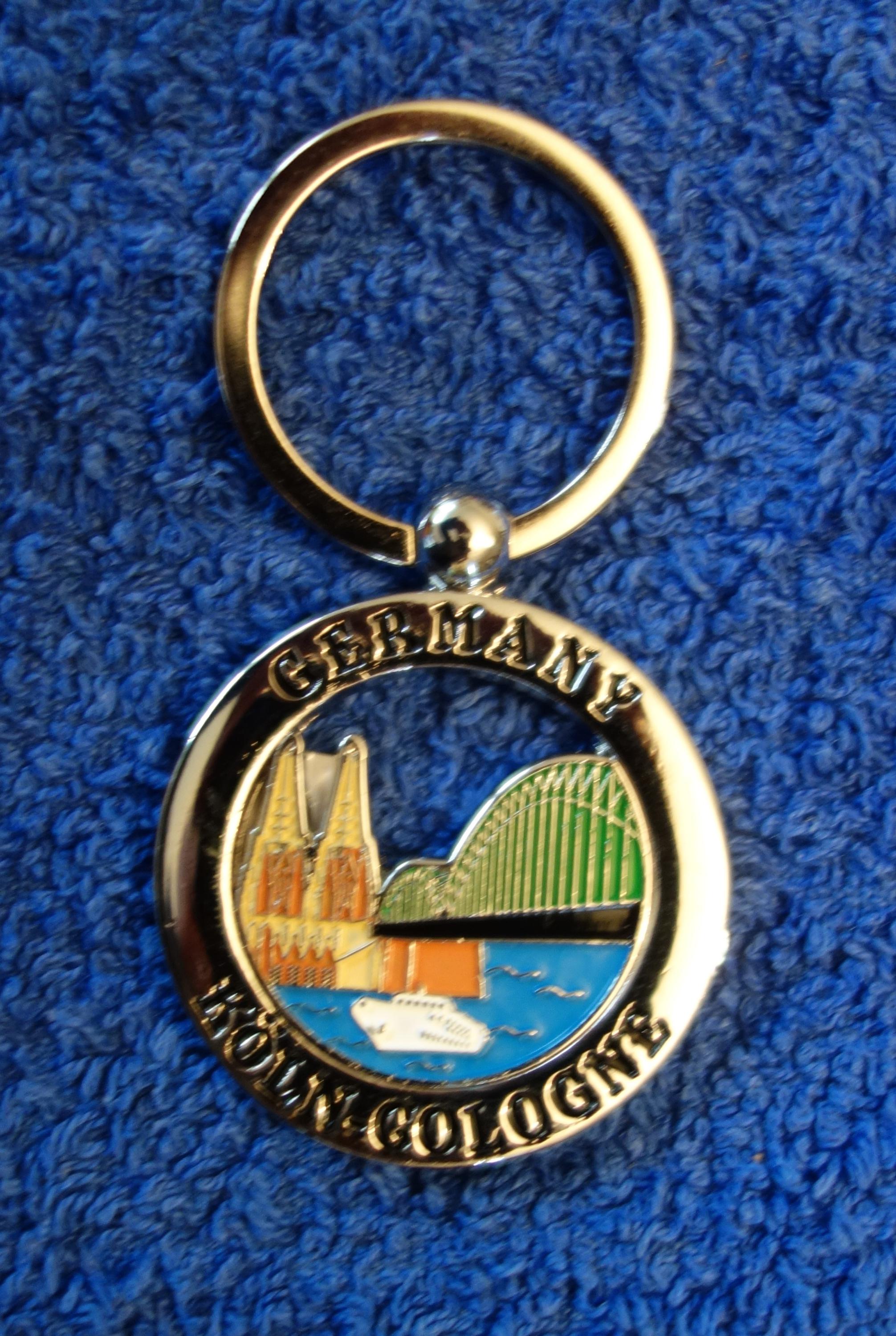 Schlüsselkette Köln rund Dom und Brücke 3224 | Schlüsselanhänger | Köln | Souvenirs | OnlineShop ...