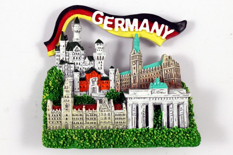 Magnet 3D "Germany" BRD Flagge Farbverlauf, 6,5*5,5cm | Magnete ...
