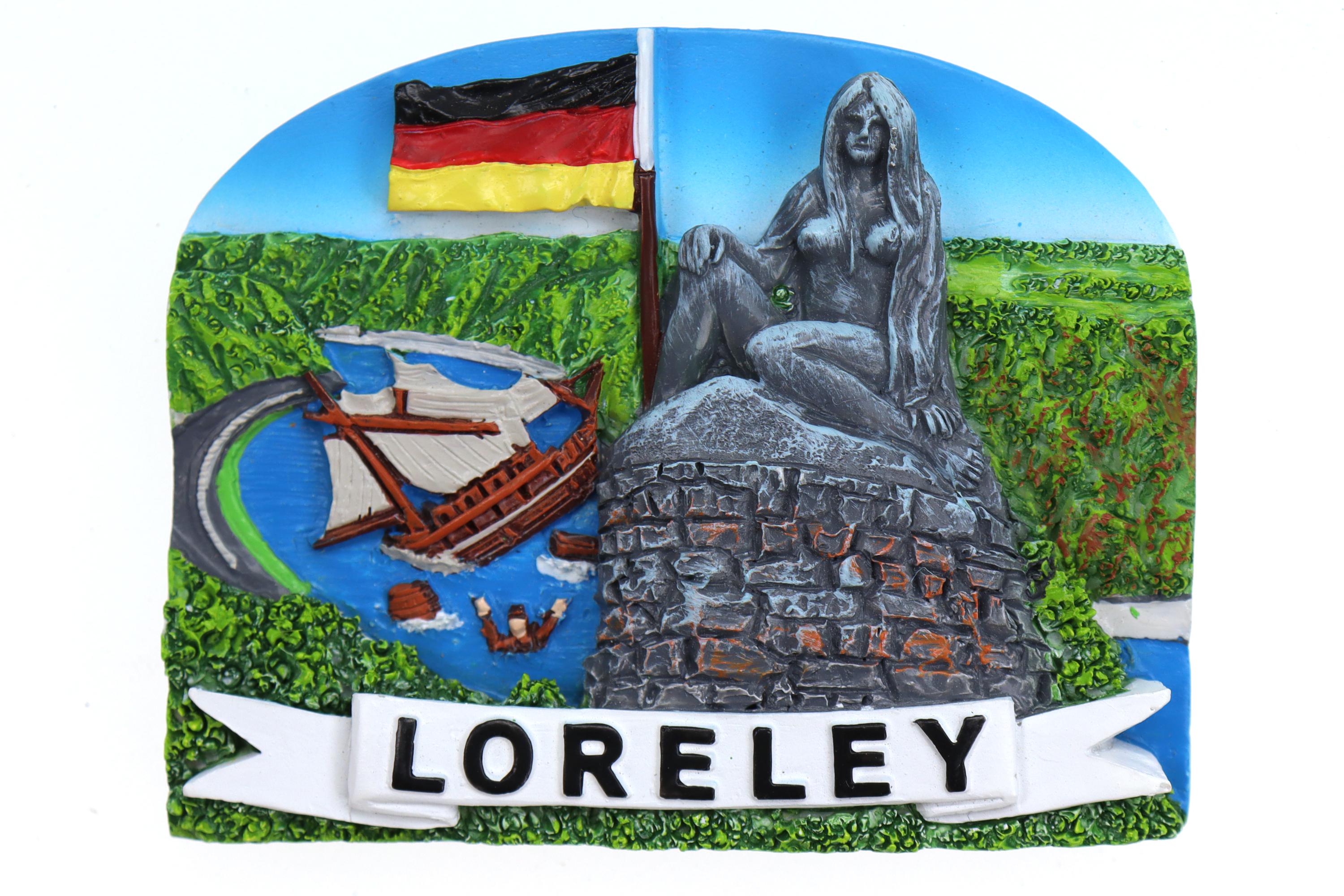 Premiummagnet "Loreley" 7cm | Magnete | Rhein | Souvenirs | OnlineShop ...